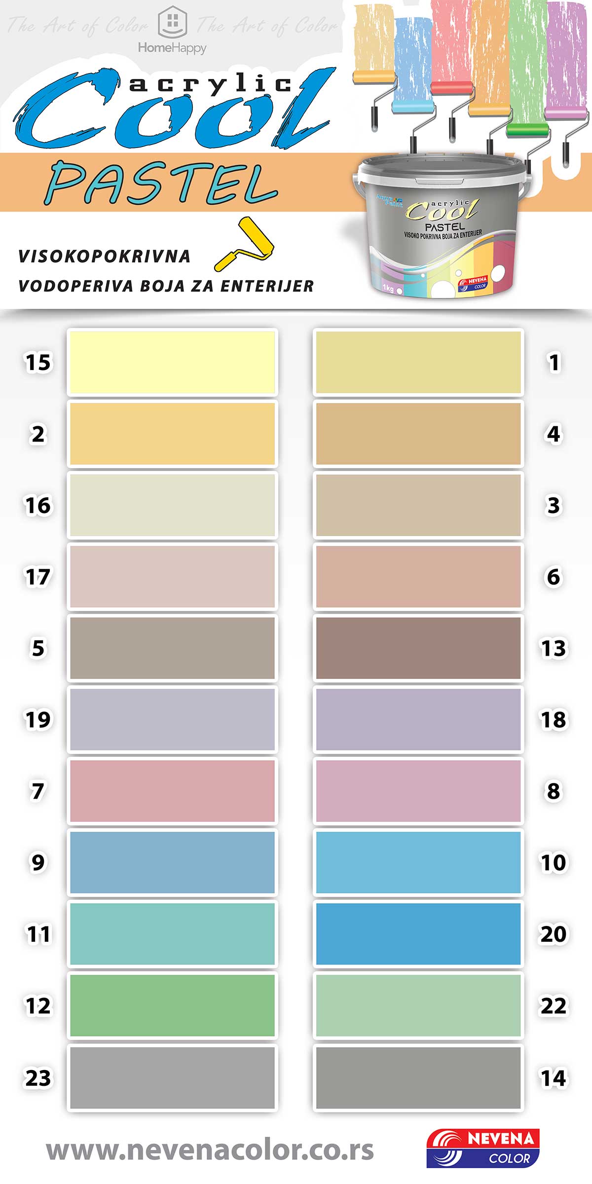 COOL PASTEL - Nevena color